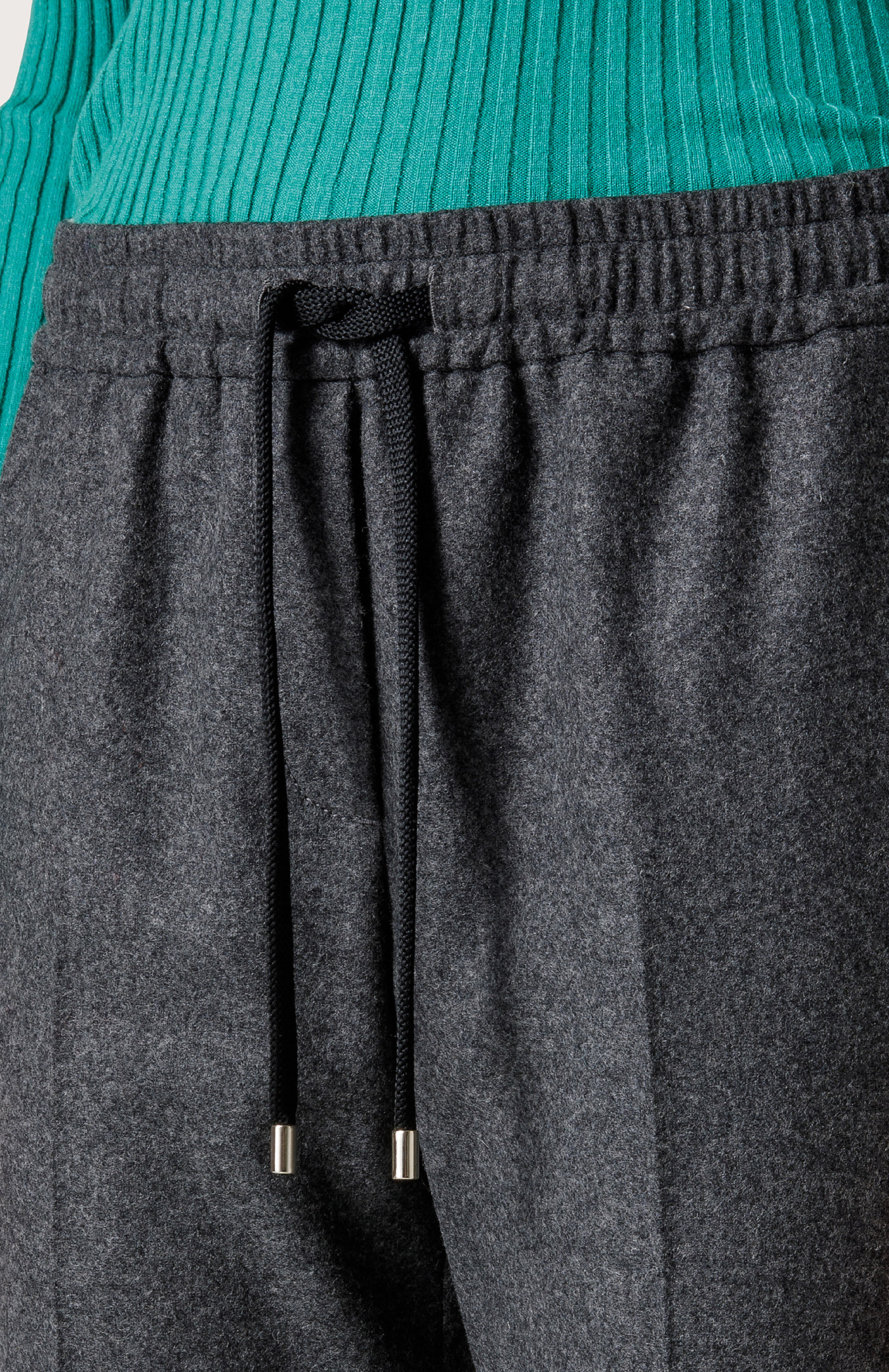 Nohavice grigio flanella lana - Fiorangelo